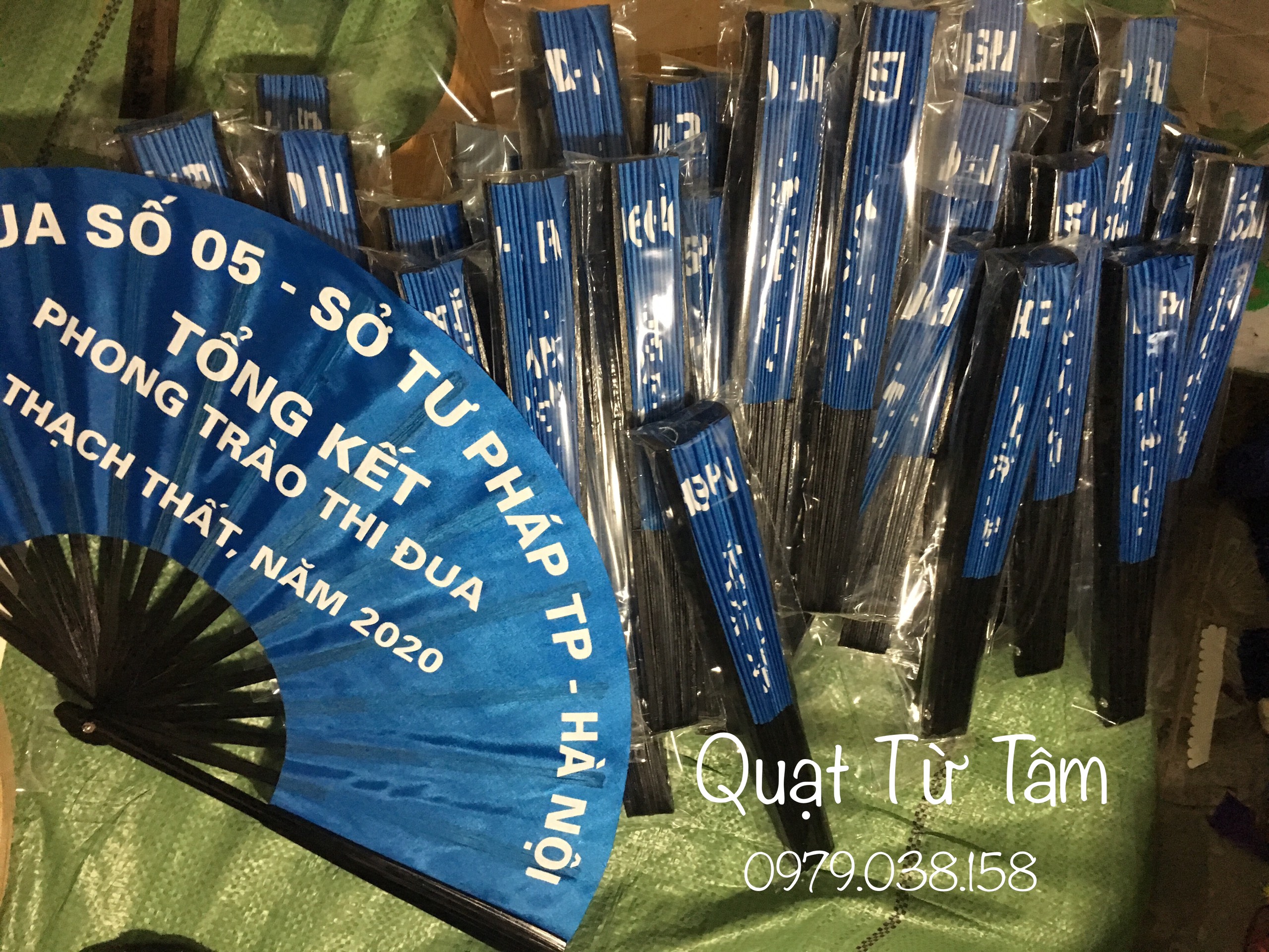 QUẠT GIẤY, QUẠT VẢI - IN LOGO VOV GIAO THÔNG & QUÀ TẶNG SỰ KIỆN HUYÊN ...